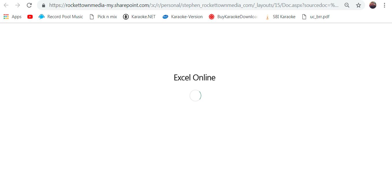 excel not loading sharepoint | Microsoft Community Hub