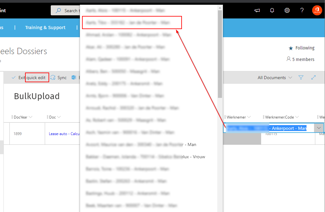 Quick Edit - Choice List - Popup list - Format options | Microsoft ...