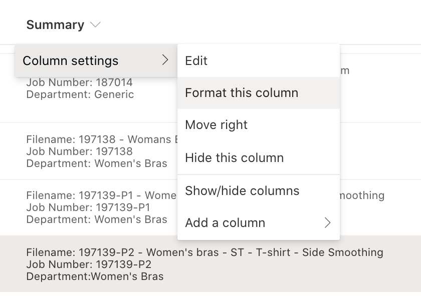 Using JSON to format certain words as bold in a column. | Microsoft ...