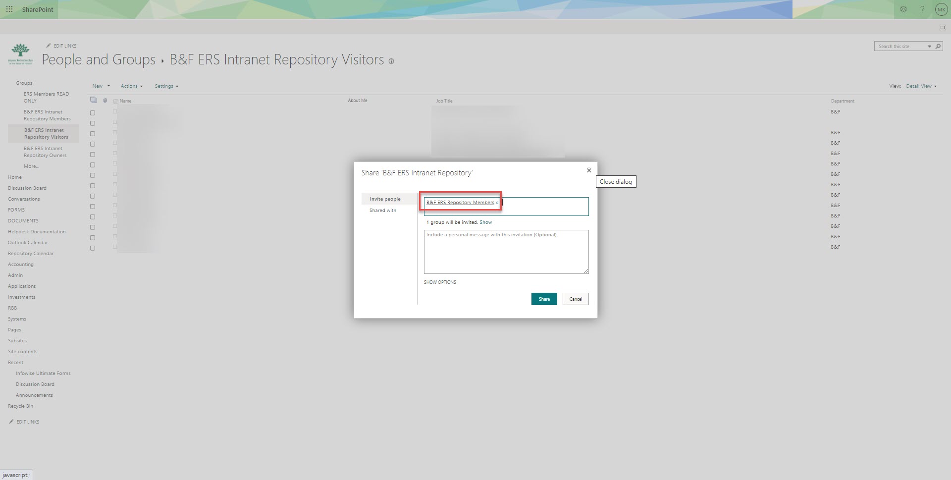 Have members with 'Read only' access | Microsoft Community Hub