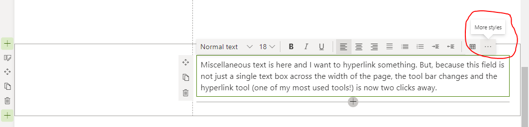 Toolbar Updates Impacts Hyperlink Tool | Microsoft Community Hub