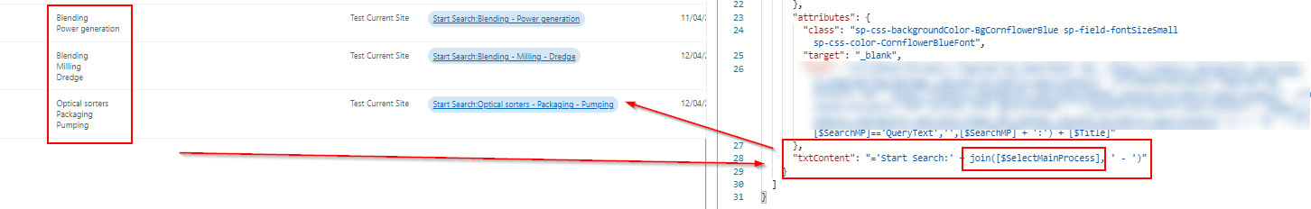 Lists - JSON Custom formatting - Multi value columns | Microsoft ...