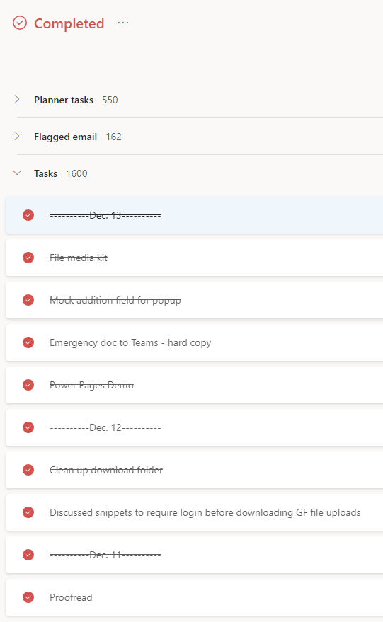 TO DO - MY DAY - VIEW PREVIOUS DAYS LIST | Microsoft Community Hub