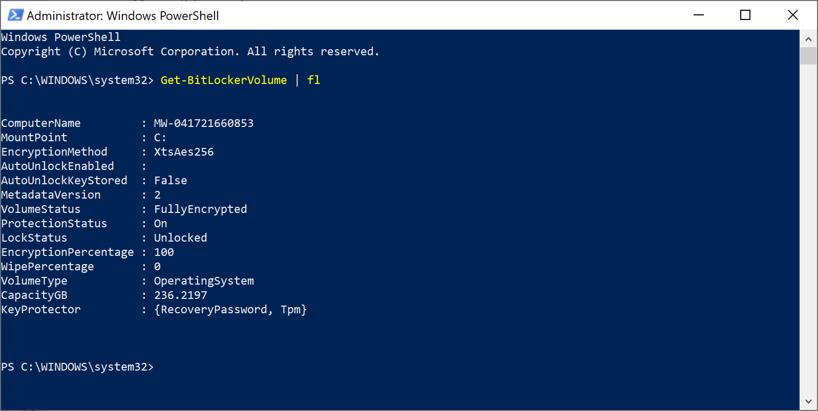CSP Policy for BitLocker Encryption on AutoPilot Devices | Microsoft Community Hub