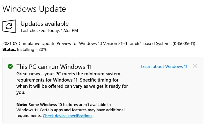 Why is Windows 10 not upgrading to Windows 11? | Microsoft Community Hub