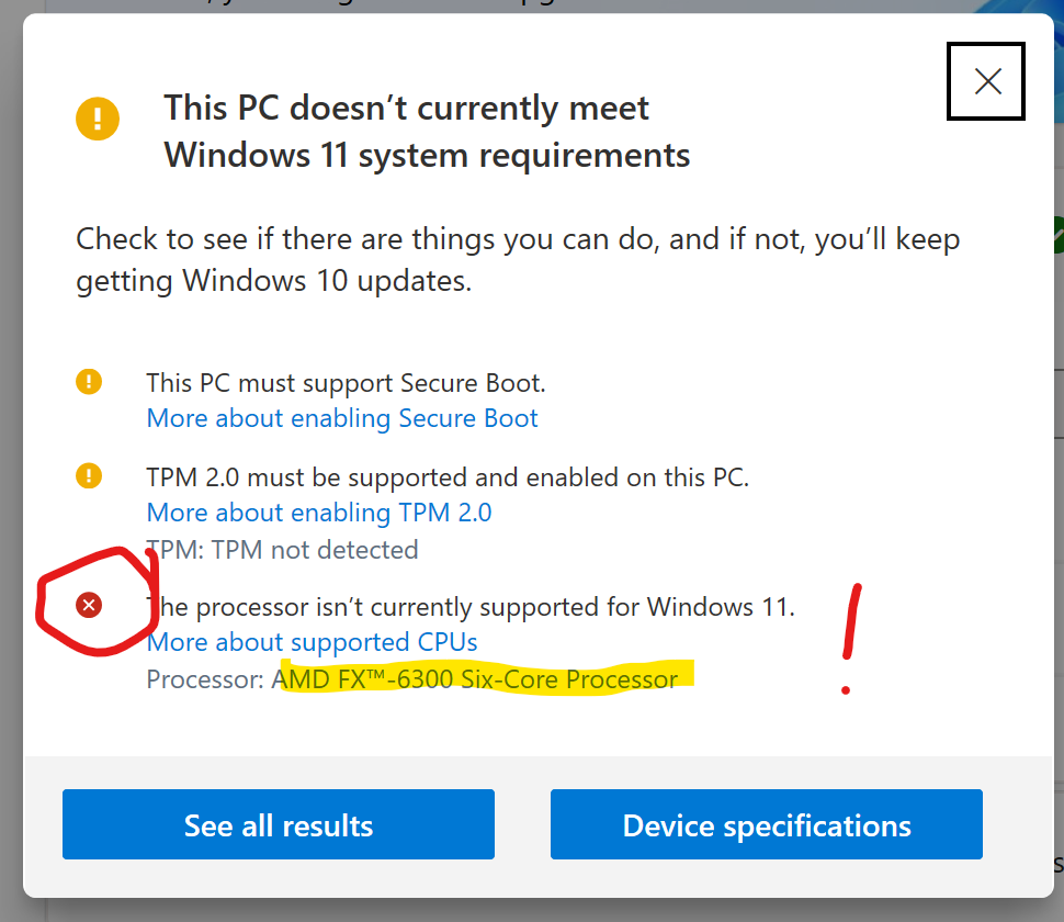 Windows 11 Compatible or not? | Microsoft Community Hub