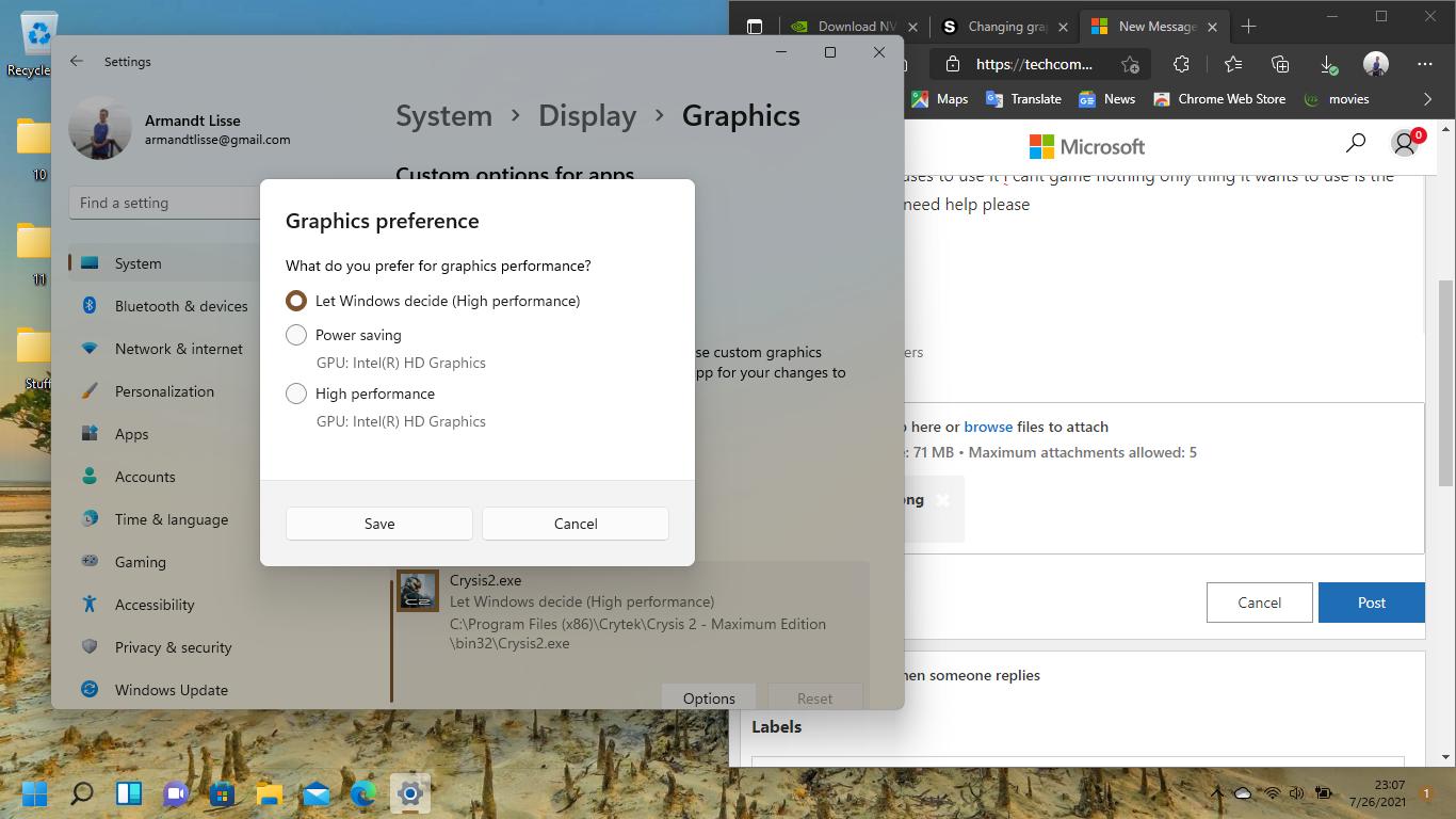 Windows 11 Graphics problems | Microsoft Community Hub