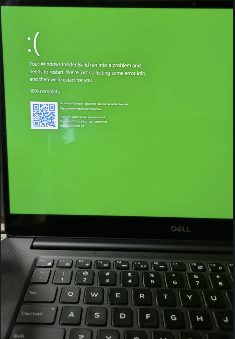 Windows Insider Build ran into a problem (Build 22449.1000) | Microsoft ...