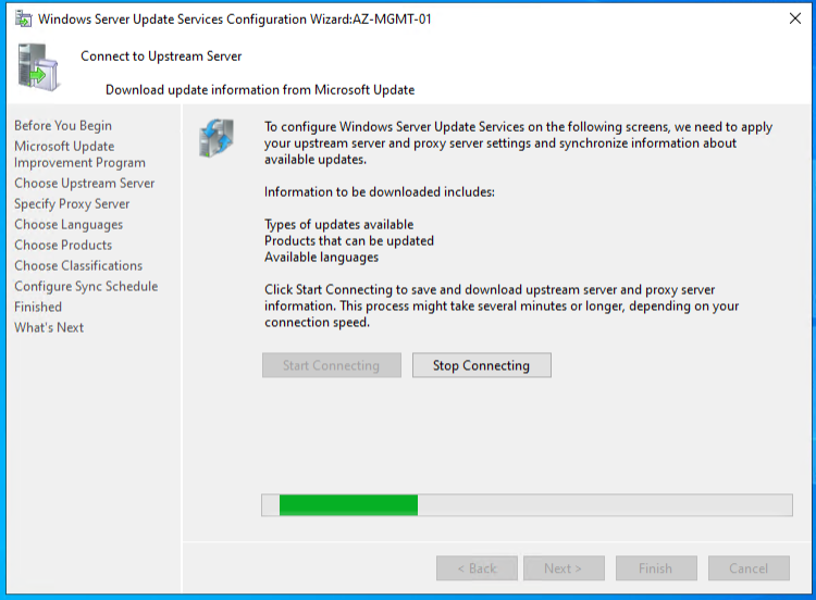 WSUS setup on Azure VM | Microsoft Community Hub