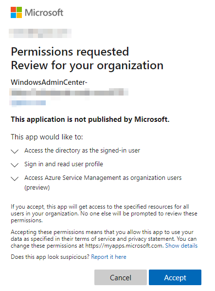 Constantly receiving Permissions requested Review for your organization ...