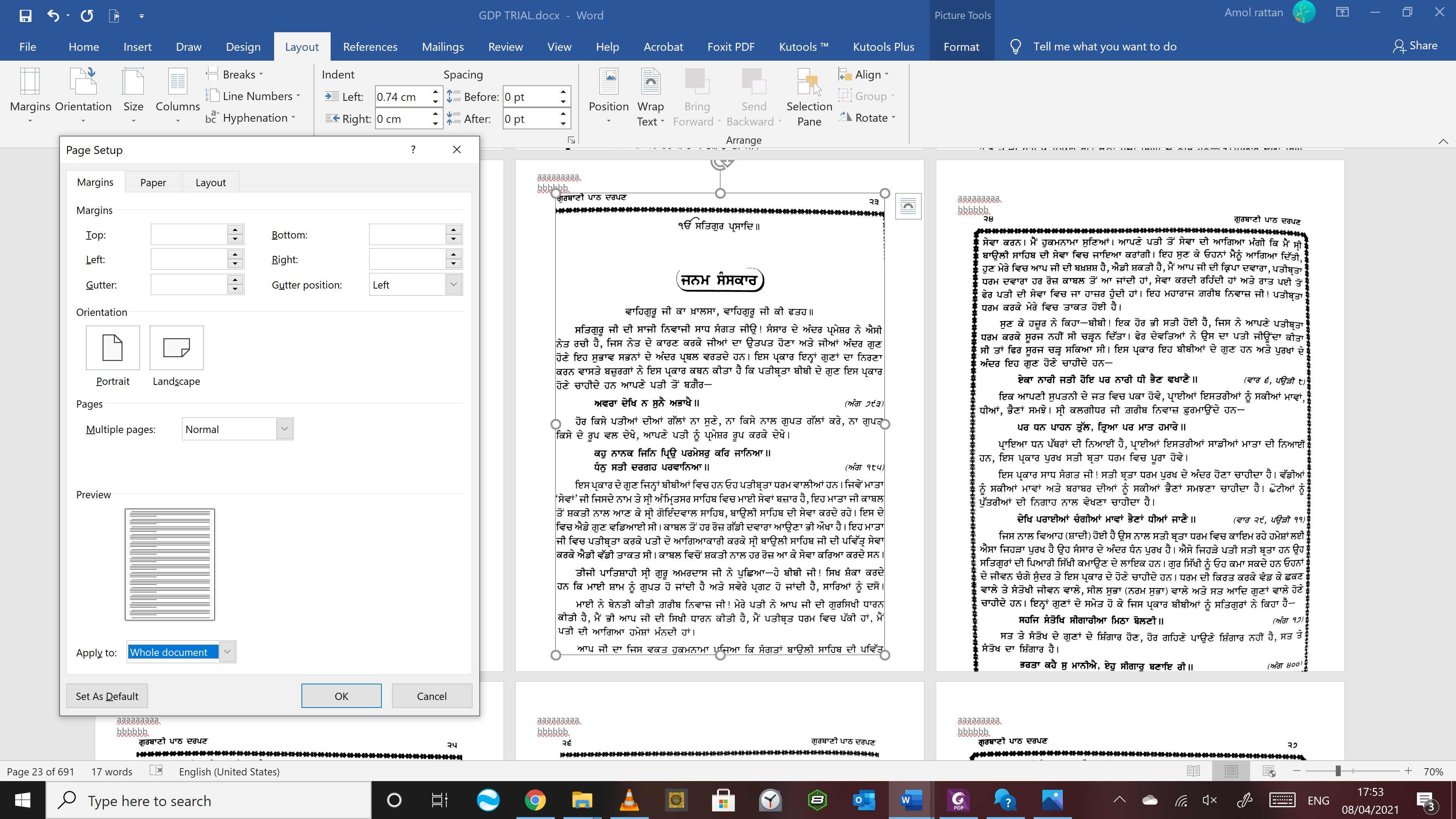 header positioning problem | Microsoft Community Hub