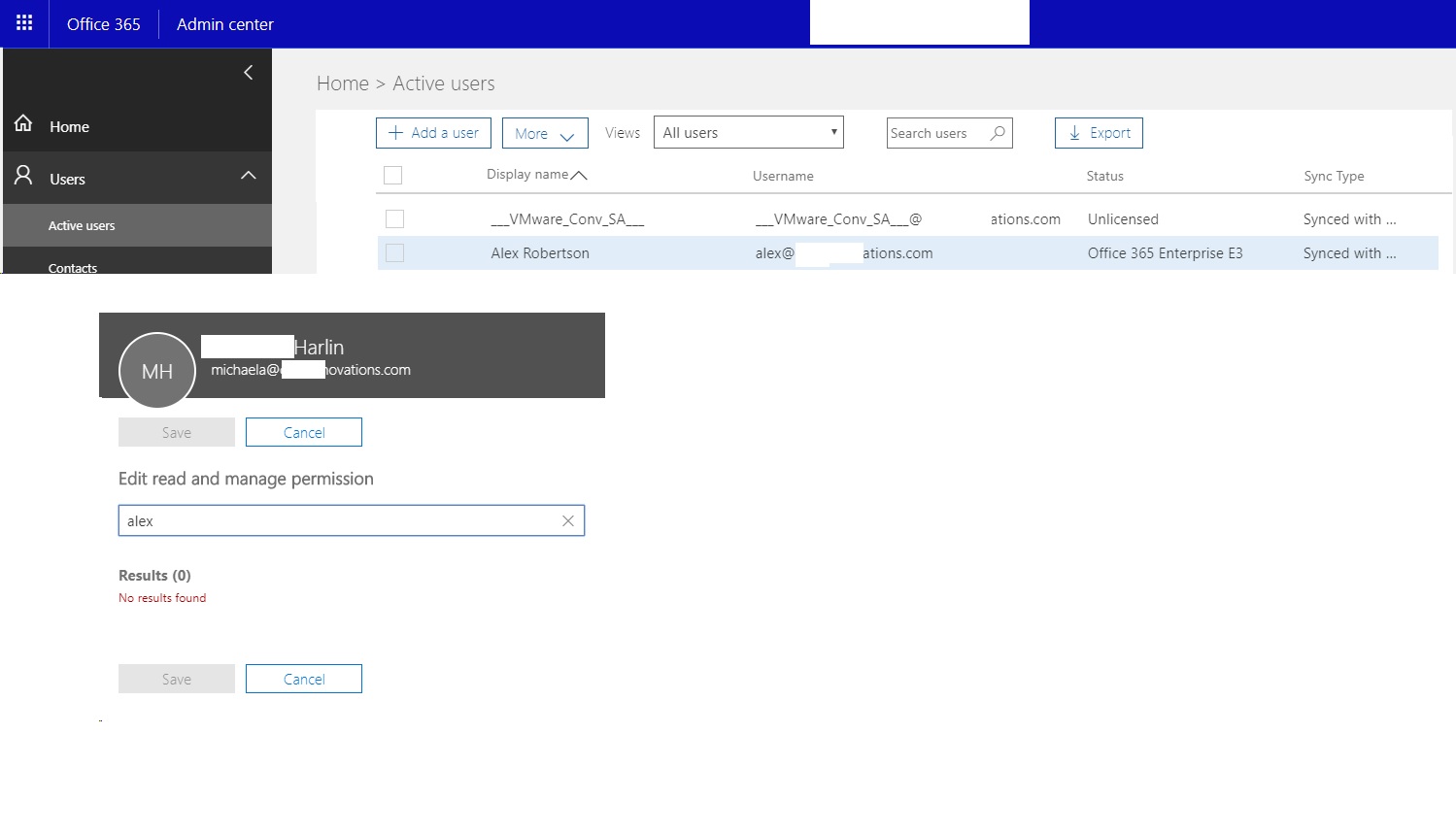 User not showing up in Office365 admin console | Microsoft Community Hub
