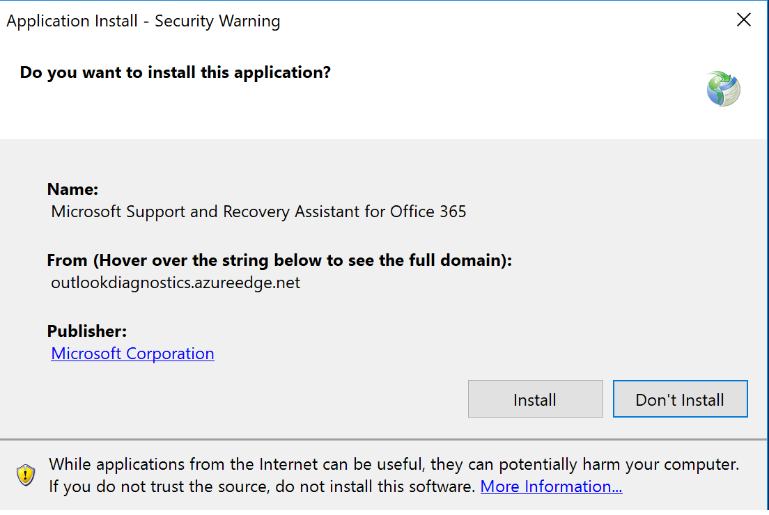 SaRA scripted install | Microsoft Community Hub