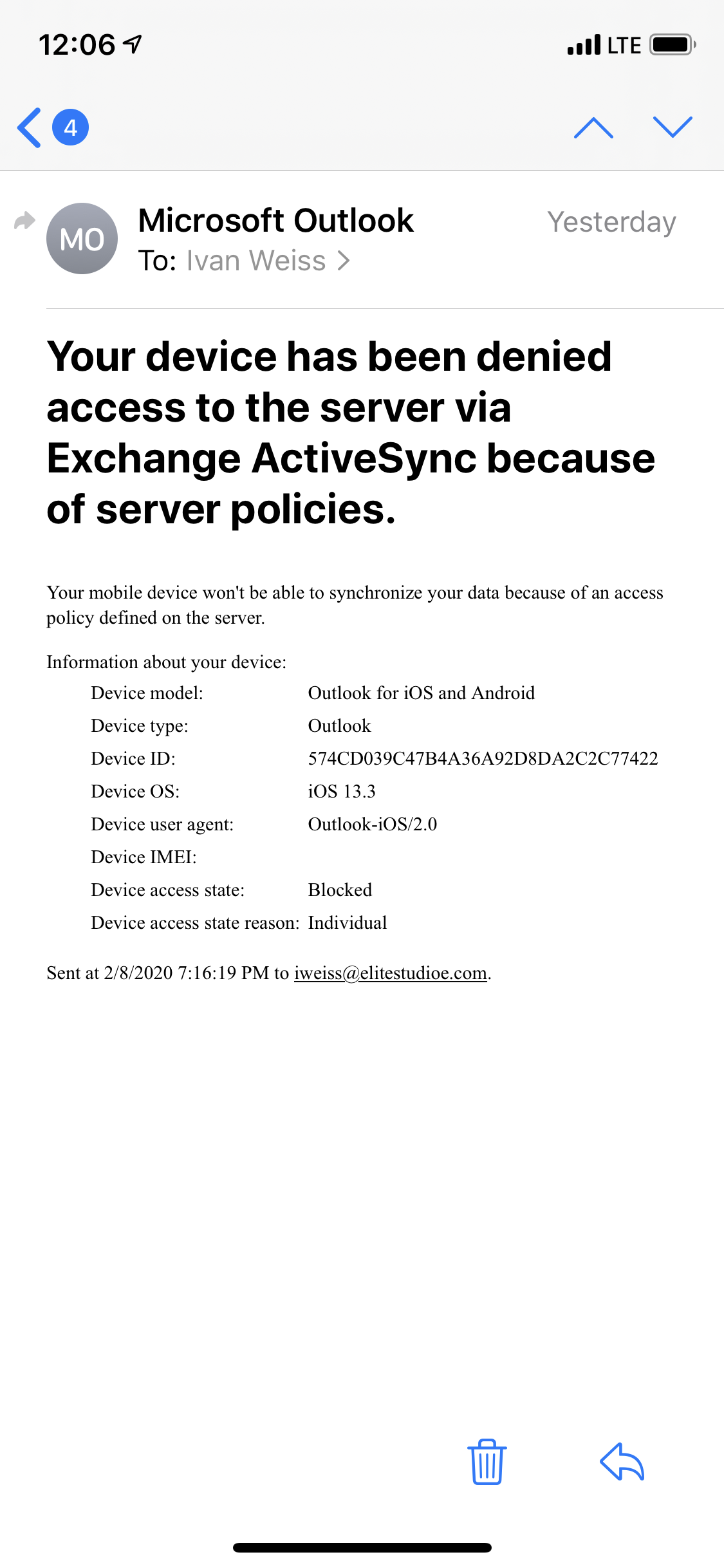 Outlook Ios Error Cannot Retrieve Mail Microsoft Community Hub