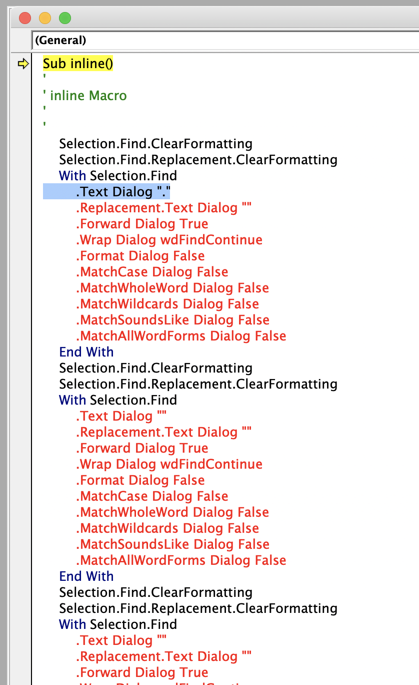 Recorded macro causing syntax error | Microsoft Community Hub