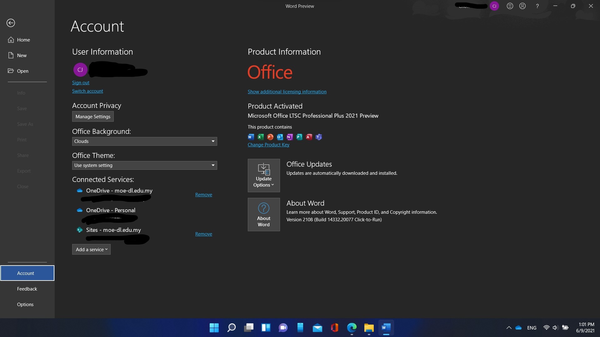 UI of Office 2021 do not change after update | Microsoft Community Hub