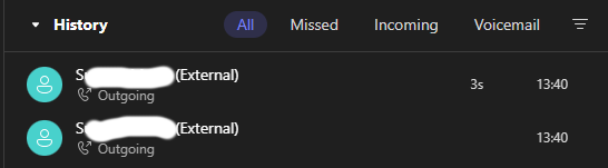 Calling from Outlook contact create 2 calls in parallel | Microsoft ...