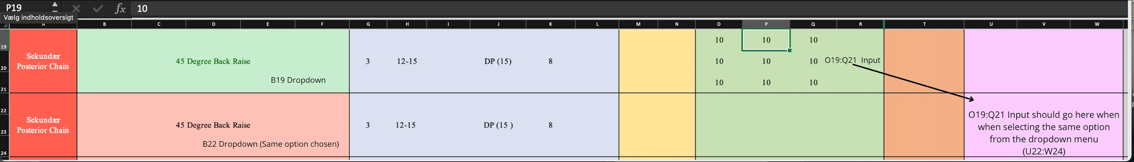 Dynamic Output Based on Dropdown Selection With Corresponding Range V2 ...