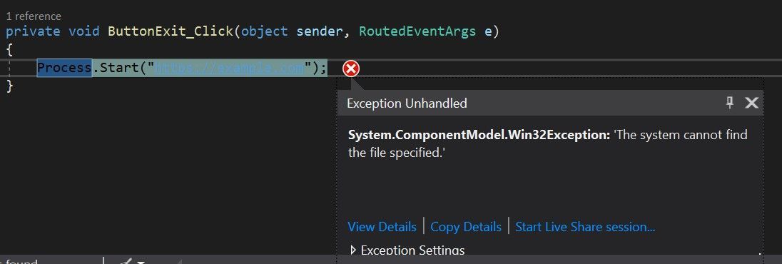 How to launch another app using protocol on .NET Core 3.0 WPF app ...