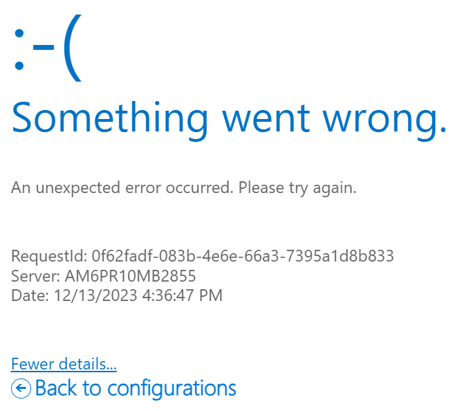 Creating new jira cloud connector Create URL Something went wrong | Microsoft Community Hub