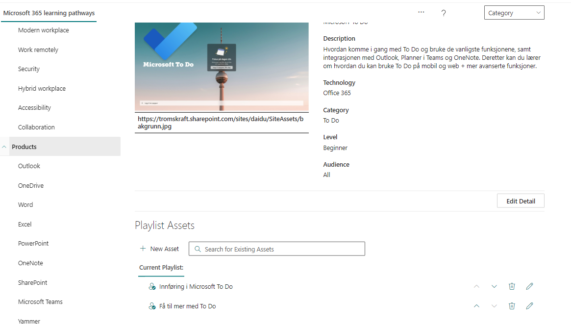 Playlists in Microsoft 365 learning pathway | Microsoft Community Hub