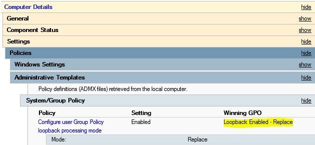 Back to the Loopback: Troubleshooting Group Policy loopback processing ...