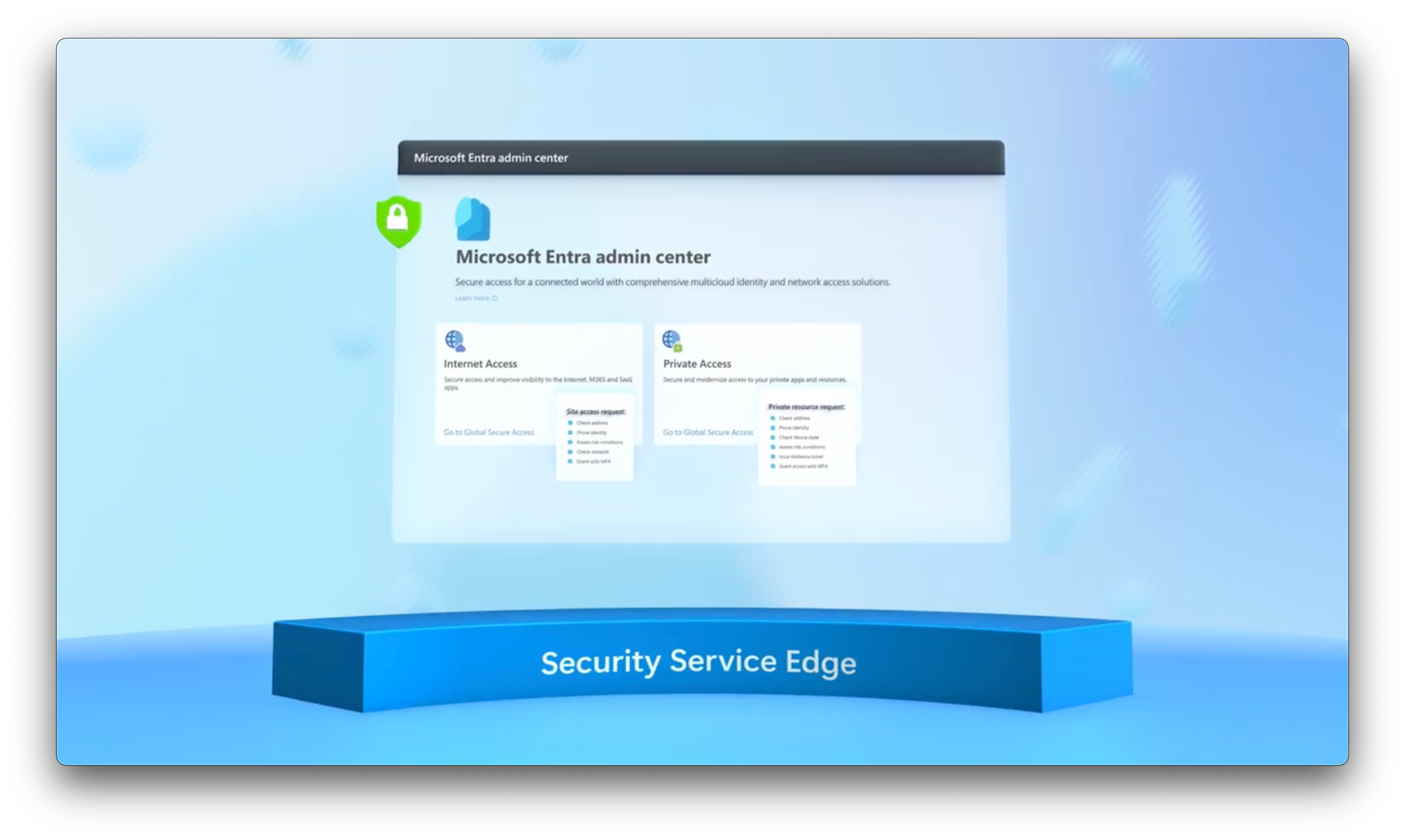 Microsoft Entra Private Access protections for on-premises & private cloud network resources