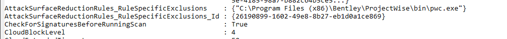 ASR Only Per Rule Exclusions doesn't work ...