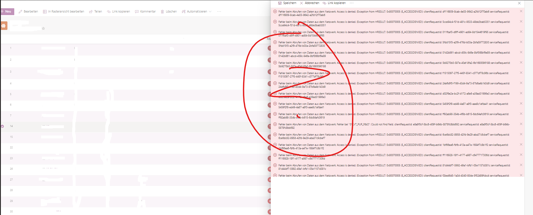 Access denied to List form despite identical rights | Microsoft ...