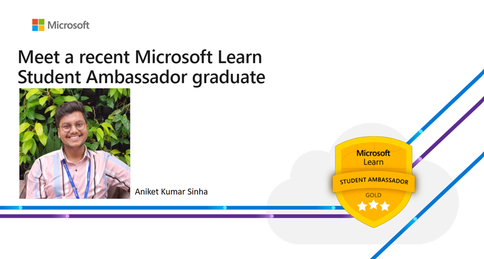 Meet a recent Microsoft Learn Student Ambassador graduate: Aniket Kumar Sinha