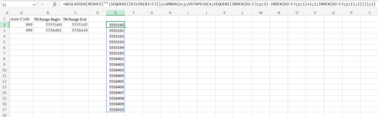 Excel Auto Fill in Number range | Microsoft Community Hub