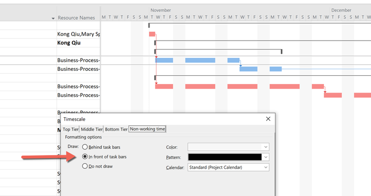Changing working and non working days in MS project | Microsoft Community Hub