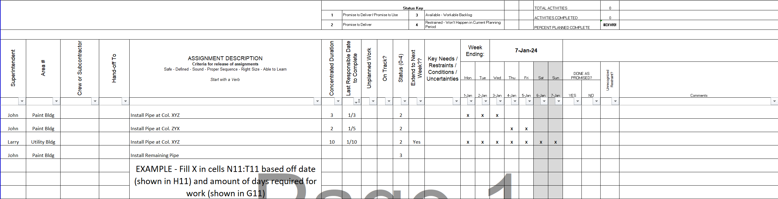 Fill Cells Based on Date & Num of Days | Microsoft Community Hub