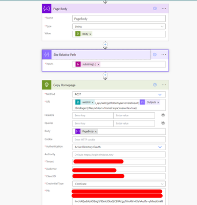 Getting 403 when using HTTP action with SharePoint and an app registration | Microsoft Community Hub