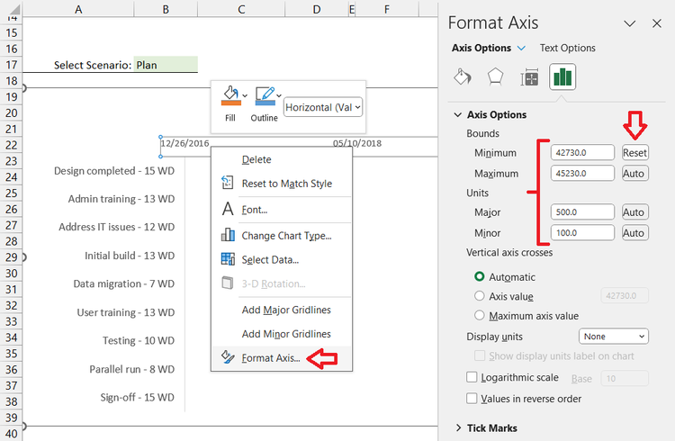 Change Date Range for Chart | Microsoft Community Hub