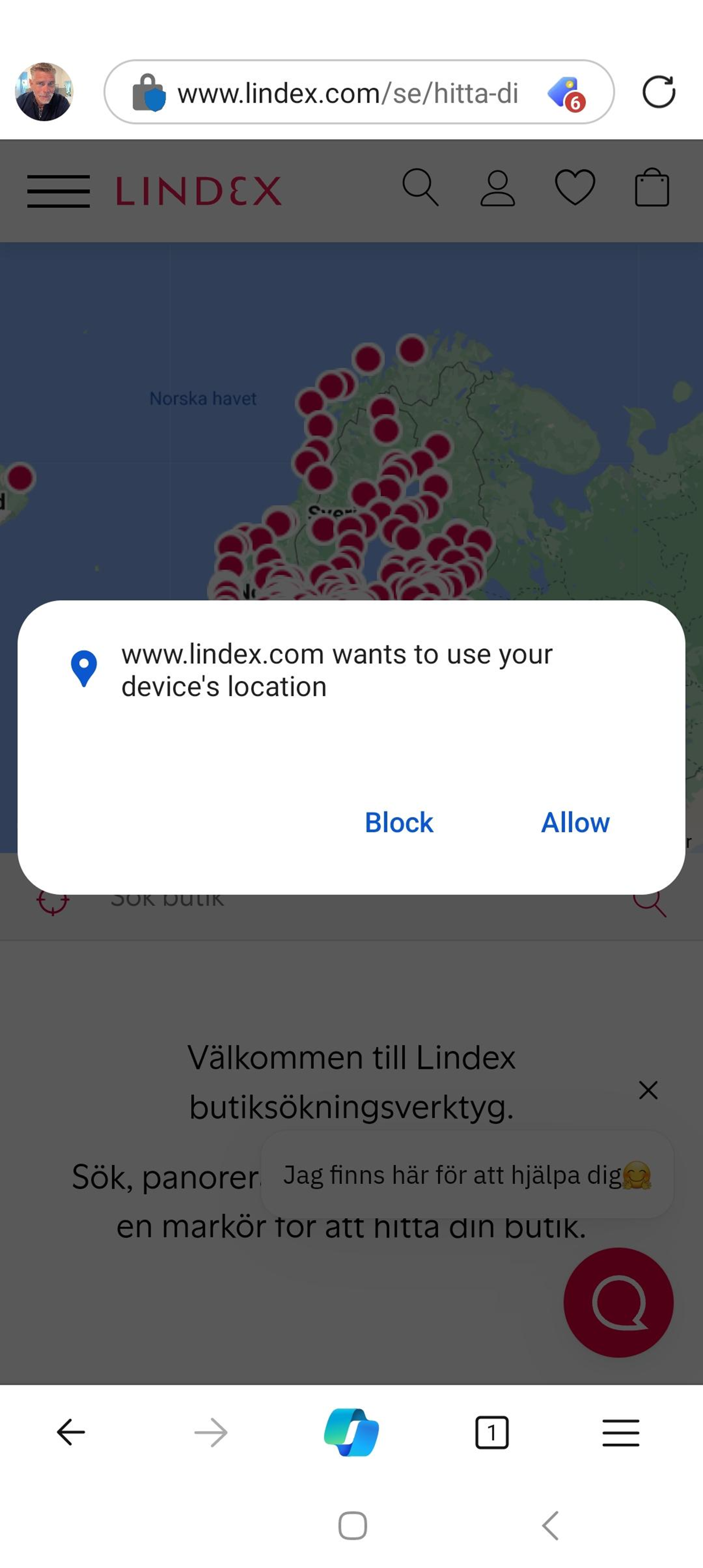 Managed Home Screen, Overlay permission, not able to allow site ...