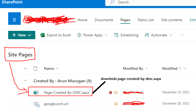 Help me to downloads SharePoint page (.aspx page) from site pages using REST API | Microsoft ...