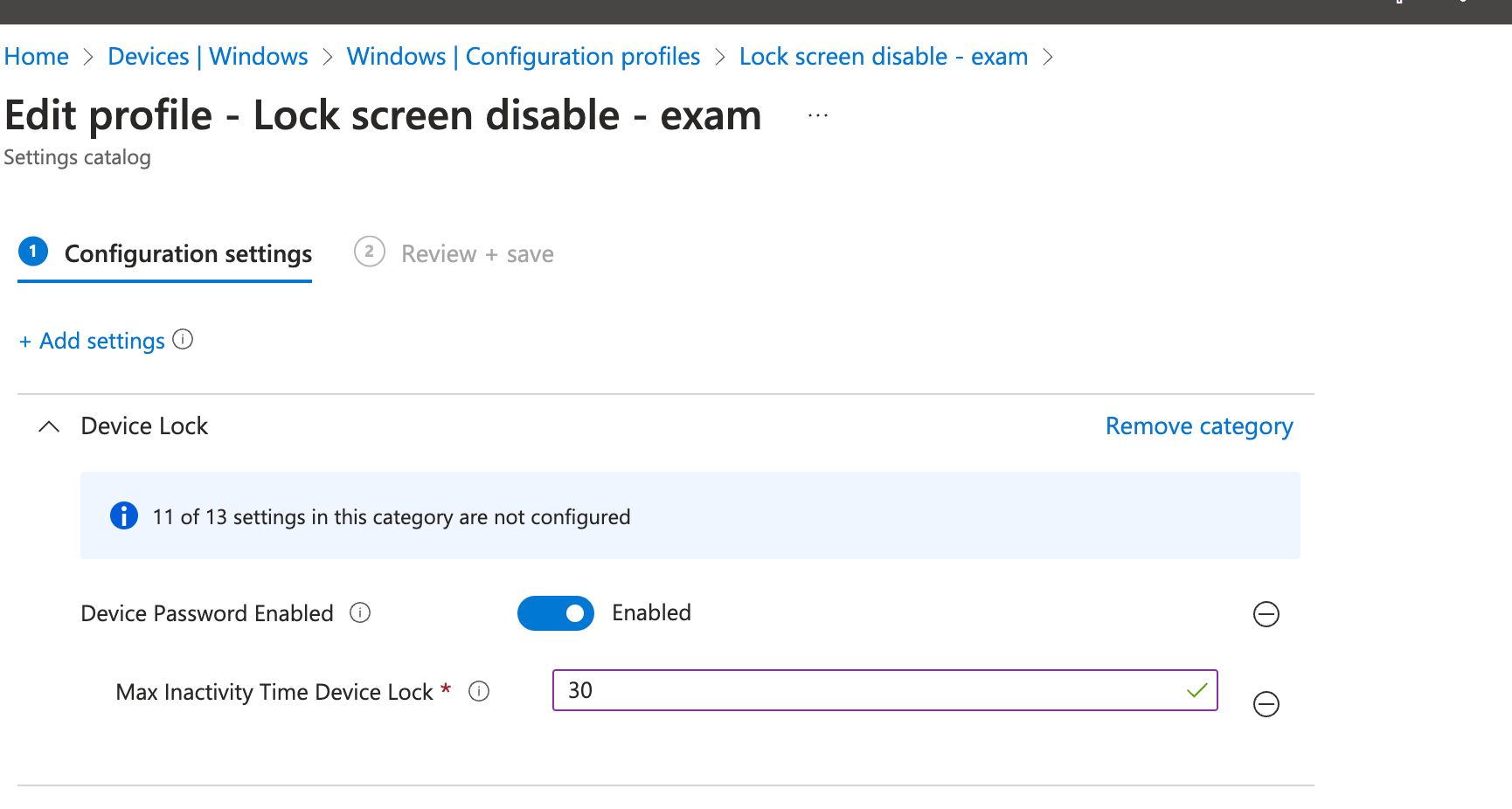 device lock disable | Microsoft Community Hub