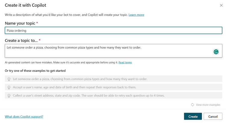Building your own copilot with low-code approach: a comparison between ...