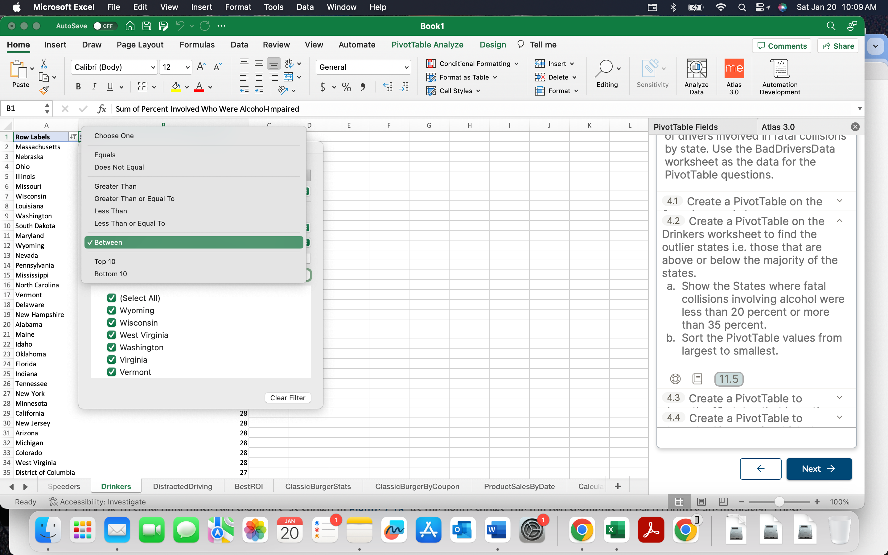 Pivot table Values on Mac | Microsoft Community Hub