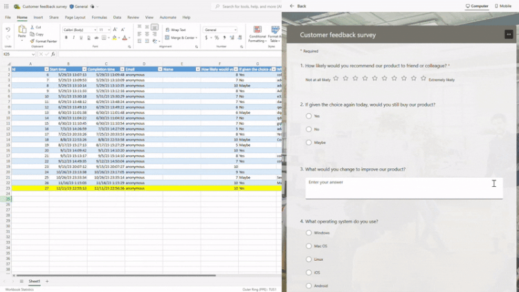Introducing Forms data sync to Excel | Microsoft Community Hub
