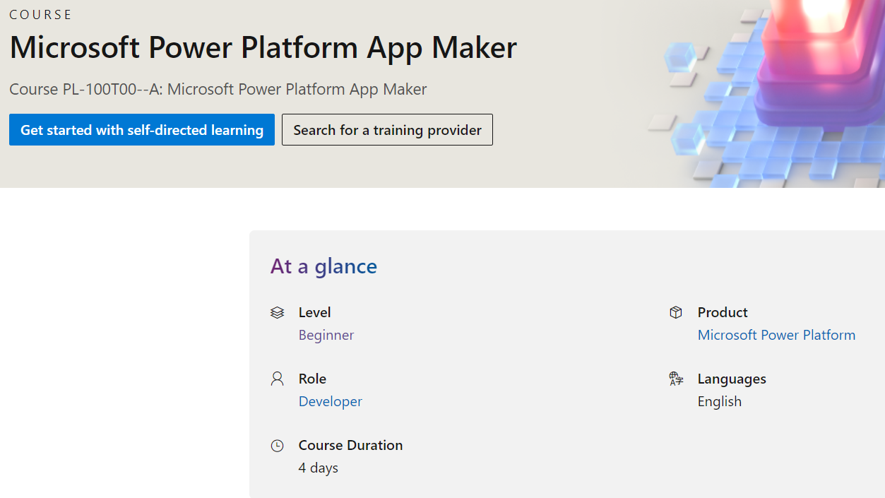 PL-100 duration change | Microsoft Community Hub