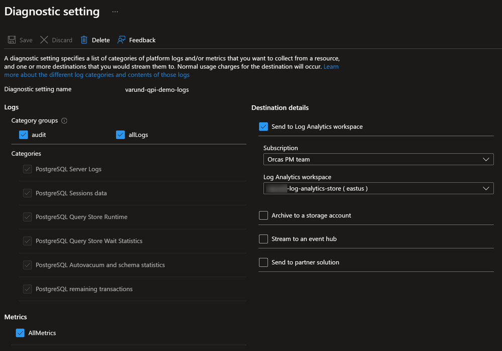 Scaling Azure PostgreSQL Monitoring: Log Analytics for Enterprise-Level Insights