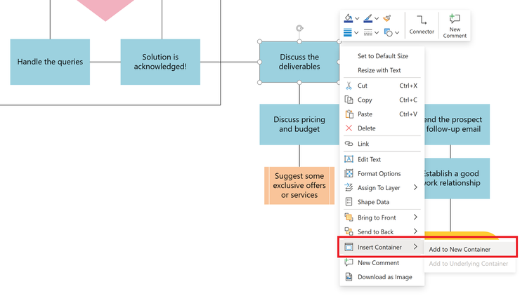 Visually group shapes in your diagrams with containers in Visio for the ...