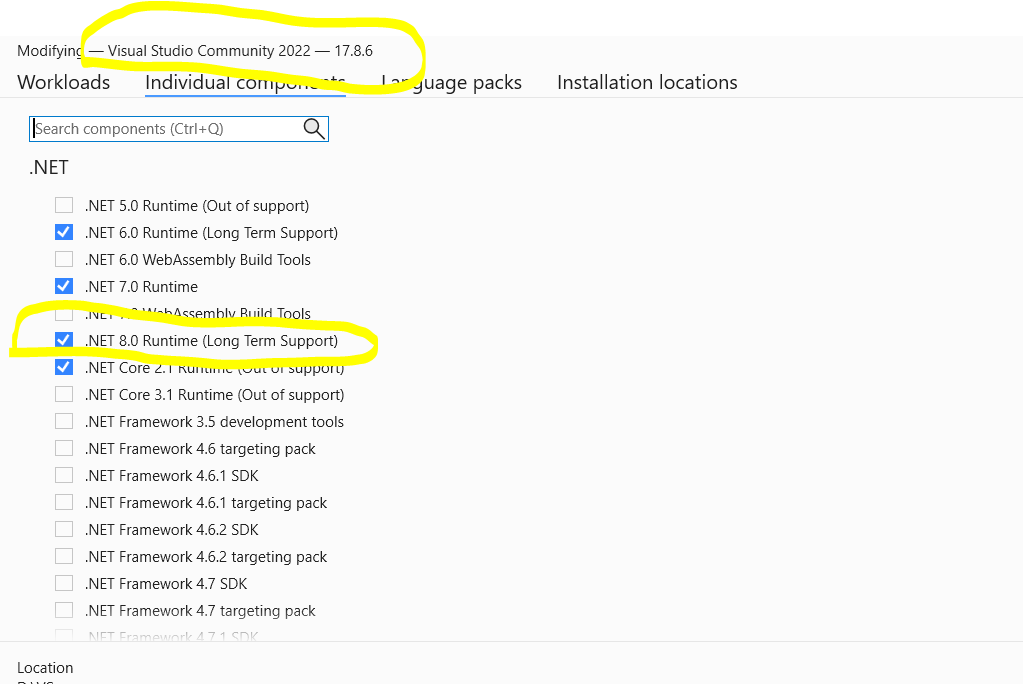 How i can create an Azure Function using .net 8.0 inside visual studio 2022 17.8.6 | Microsoft ...