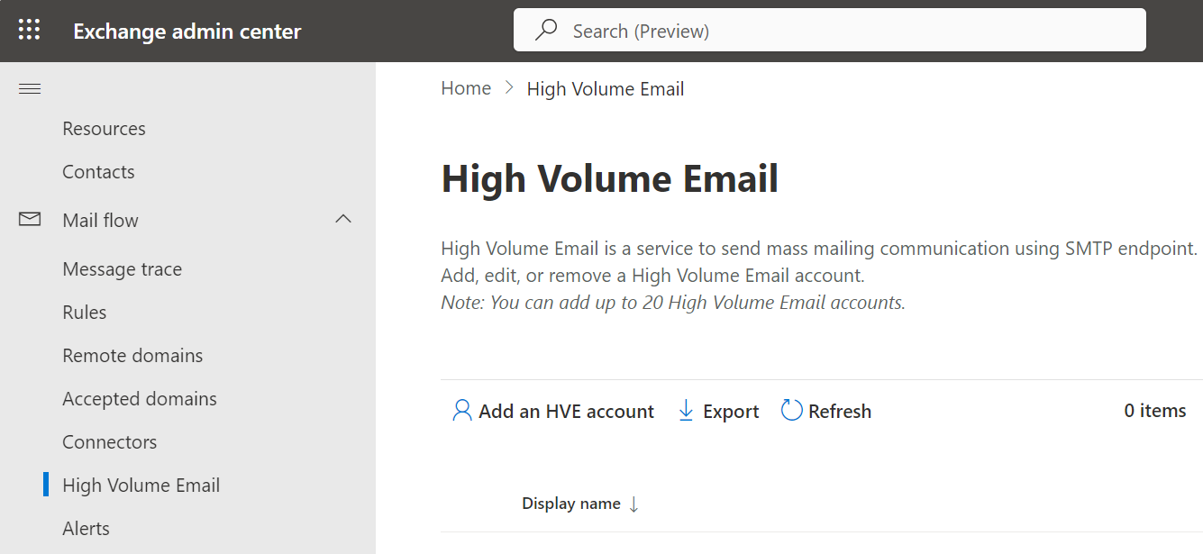 Exchange Online - High Volume Email Account | Microsoft Community Hub
