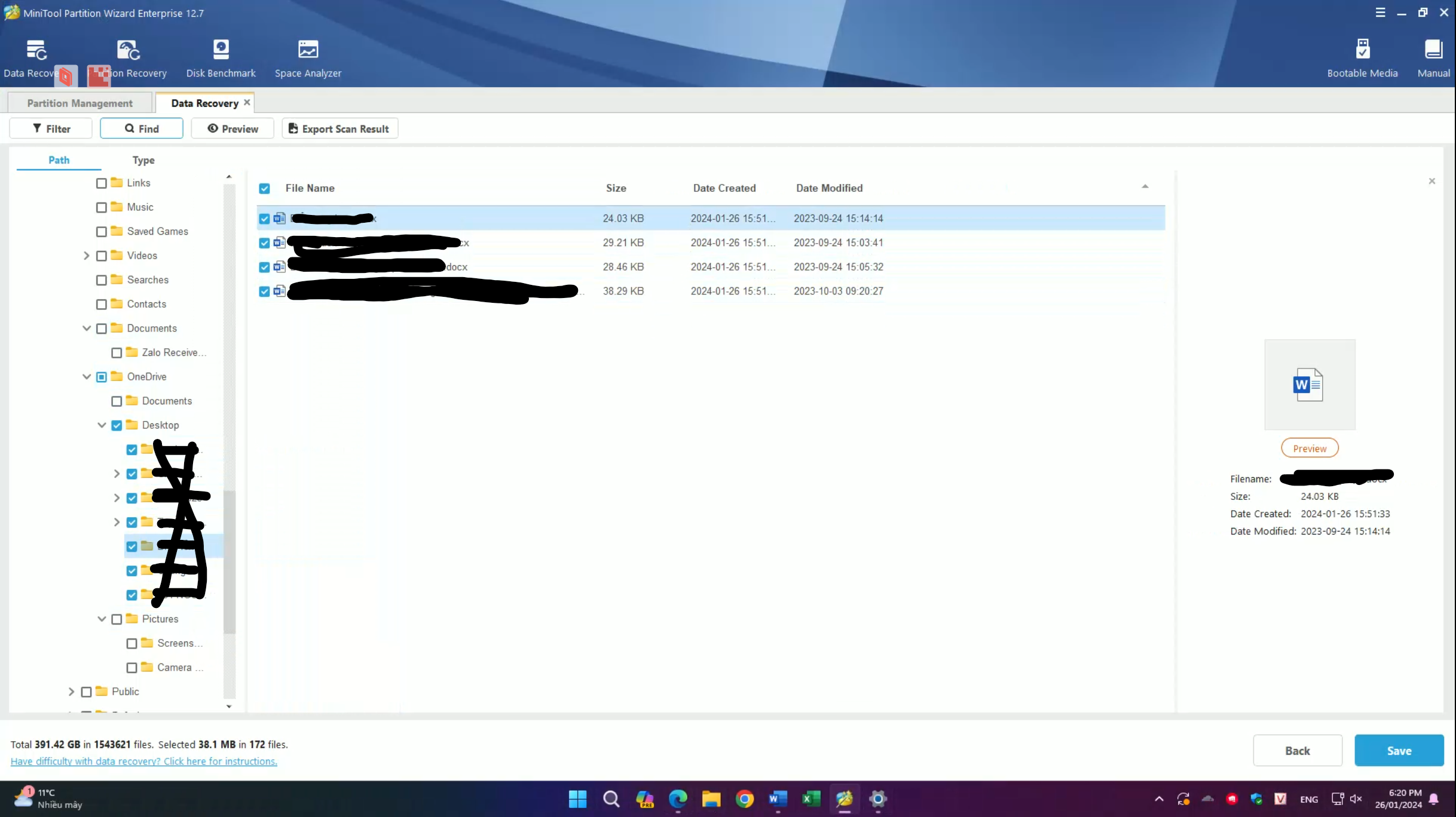 Cannot open files deleted by OneDrive when restored by 3rd party software | Microsoft Community Hub