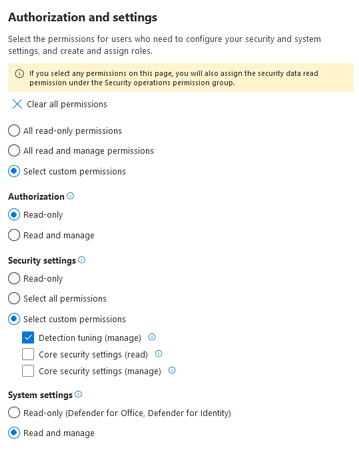 Microsoft Defender XDR Unified RBAC | Tenant Allow/Block List, entry ...