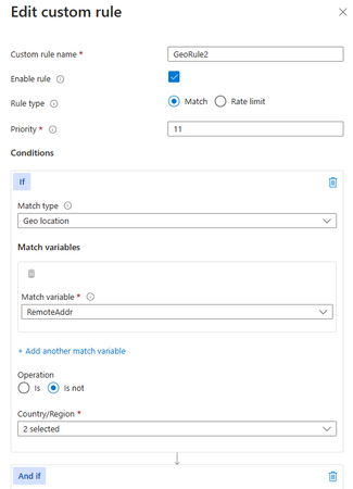 Enhancing Cybersecurity: Geomatch Custom Rules in Azure WAF | Microsoft Community Hub