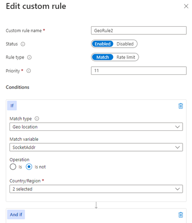 Enhancing Cybersecurity: Geomatch Custom Rules in Azure WAF | Microsoft Community Hub